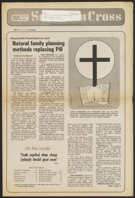 "Southern Cross 1974, Volume 62 No. 40" by Diocese of San Diego, California