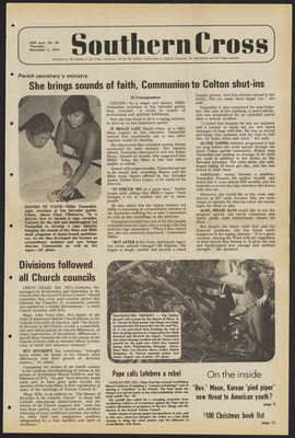"Southern Cross 1976, Volume 64 No. 48" by Diocese of San Diego, California