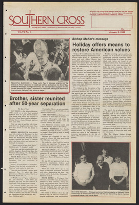 "Southern Cross 1986, Volume 75 No. 1" by Diocese of San Diego, California