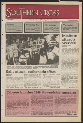"Southern Cross 1988, Volume 77 No. 4" by Diocese of San Diego, California