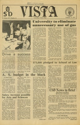 "Vista: February 17, 1977" by University of San Diego