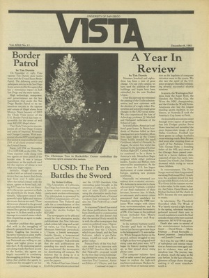 "Vista: December 8, 1983" by University of San Diego